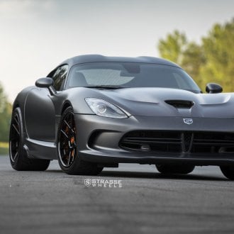 A Touch of Style on Black Convertible Dodge Viper's Face — CARiD.com ...