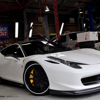 Drop Top Ferrari 458 Featuring Impressive ADV1 Custom Rims — CARiD.com ...