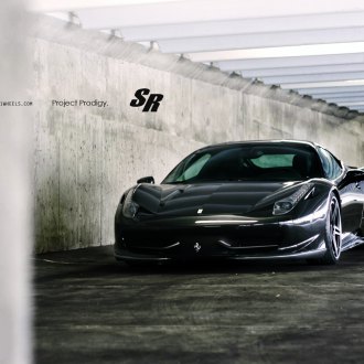 Drop Top Ferrari 458 Featuring Impressive ADV1 Custom Rims — CARiD.com ...