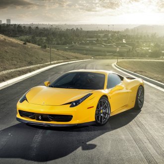 This is What Exotic Looks Like: Yellow Convertible Ferrari 458 on ...