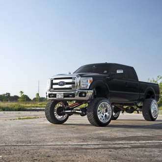 Purple Madness: Lifted Ford F250 With Fuel Wheels and Custom Vinyl Wrap ...