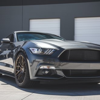 Impressive Appearance of Customized Black Ford Mustang — CARiD.com Gallery