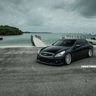 Gray Metallic Infiniti G37 Stands Out with Blacked Out Grille | CARiD ...