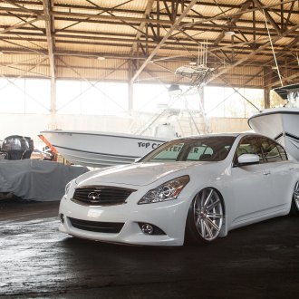 Not Your Ordinary White Infiniti G37 Fitted with Exterior Goodies ...