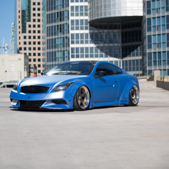 Gray Metallic Infiniti G37 Stands Out with Blacked Out Grille — CARiD ...