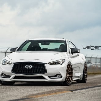 Extremely Stylish Infiniti Q60 Outfitted With Custom Bronze Wheels ...