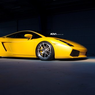 Mighty Lamborghini Gallardo Rolling on Forged Custom Rims By ADV1 ...