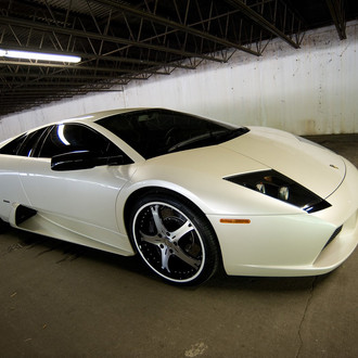 Exclusive Bronze Lamborghini Murcielago Fitted With Black ADV1 Rims ...