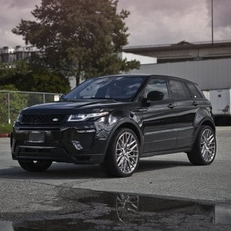 Slammed Range Rover Evoque on Air Suspension and Vossen Rims — CARiD ...