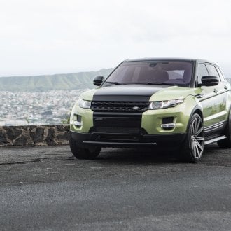 Slammed Range Rover Evoque on Air Suspension and Vossen Rims — CARiD ...
