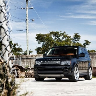 Black on Black: Matte Land Rover Range Rover Sport with Custom Rims ...