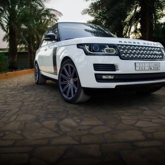 Red Matte Range Rover on Black Wheels by Exclusive Motoring — CARiD.com ...