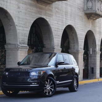 Deluxe White Range Rover on a Set of Custom Rims — CARiD.com Gallery