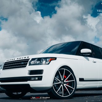 MC Customs Reimagines Custom Range Rover on White Vellano Wheels ...