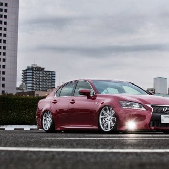 Bagged Lexus GS Fitted With Vossen Forged Rims | CARiD.com Gallery