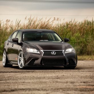 Bagged Lexus GS Fitted With Vossen Forged Rims | CARiD.com Gallery