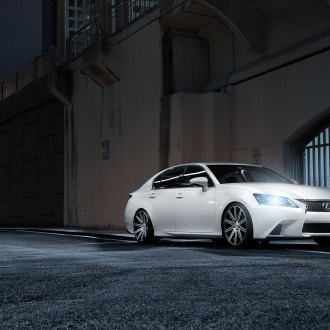 Bagged Lexus GS Fitted With Vossen Forged Rims | CARiD.com Gallery