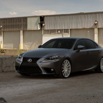 Custom Wheels With Machined Finish Fitted on Classy Lexus IS250 — CARiD ...