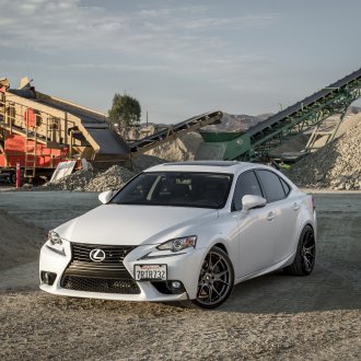 Magnetic White Lexus IS Gets Chrome Mesh Grille — CARiD.com Gallery