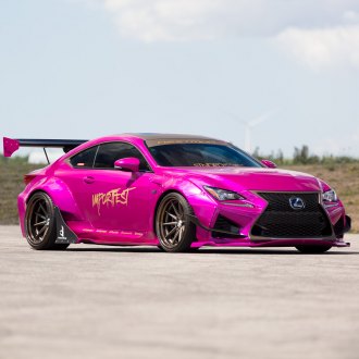 Black And White Balance - Stanced Lexus RC-F Equipped With Blaque ...