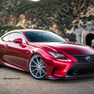 Candy Red Lexus RC F Looking Boogie with Custom Exterior Goodies ...