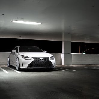 Neat White Lexus RC Wearing Vossen Rims with Brembo Brakes — CARiD.com ...