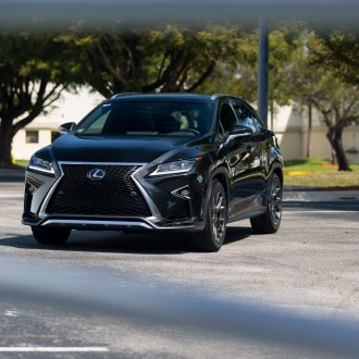 Black Lexus RX 350 on Chrome Rohana Wheels Wrapped in Falken Ziex Tires ...