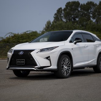 Black Lexus RX 350 on Chrome Rohana Wheels Wrapped in Falken Ziex Tires ...