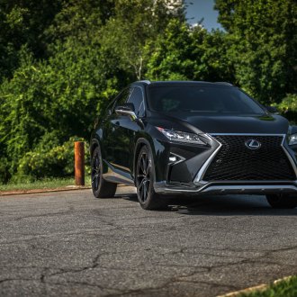 Black Lexus RX 350 on Chrome Rohana Wheels Wrapped in Falken Ziex Tires ...