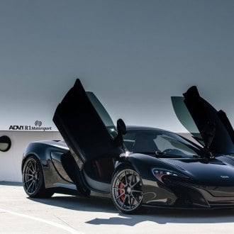Custom Black Mclaren 650S Rocking a Set of Vossen Forged VPS Wheels ...
