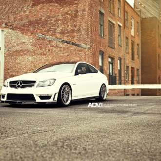 Red Rocket - Mercedes C63 AMG on ADV1 Rims — CARiD.com Gallery
