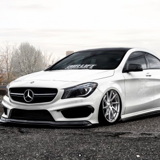 Thrilling Murdered Out Custom Mercedes CLA Class — CARiD.com Gallery