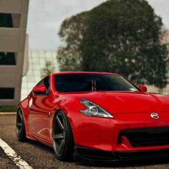 Visual Styling Tweaks on Neon Green Nissan 370Z Fitted With Vossen Rims ...