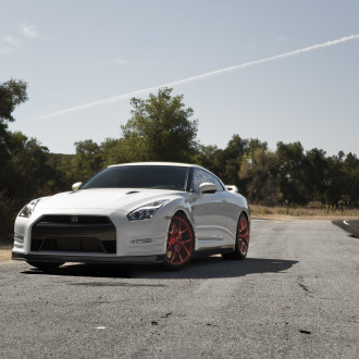 Stylish Godzilla: White Nissan GT-R with Custom Parts — CARiD.com Gallery