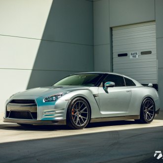 Silver Nissan GT-R Boasting Contrasting Golden Rohana Wheels — CARiD ...