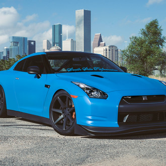 Red Lowered Nissan GT-R Goes Wild with Custom Body Kit | CARiD.com Gallery