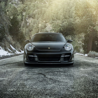 Stylish Knows No Limits: Black Matte Porsche 911 with Custom Parts ...