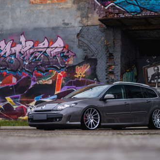 Customized Gray Renault Laguna Stands Out on the Road — CARiD.com Gallery