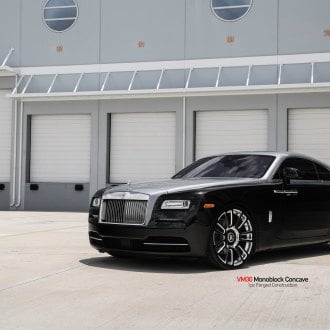Sinister Custom Blacked Out Rolls Royce Ghost on Matte Black ADV1 ...