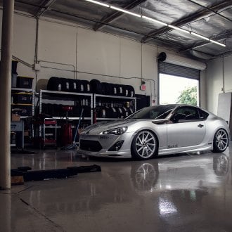 Lowered Perfection - Scion FR-S Flushed to the Ground With Rotiform ...