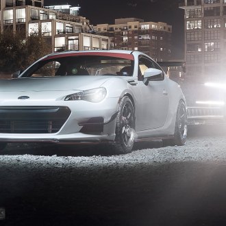 White Subaru BRZ Boasting Amazing Airbrush Paint and Custom Rims with ...