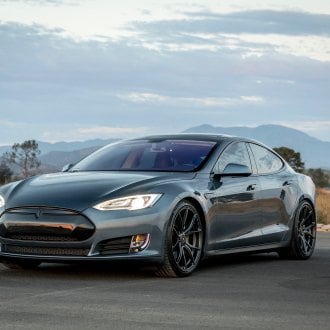 All Charged Up Black Tesla Model S — CARiD.com Gallery