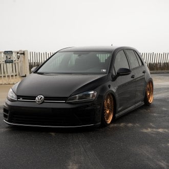 Stanced out Blue Volkswagen Golf Fitted With Rotiform Custom Wheels ...