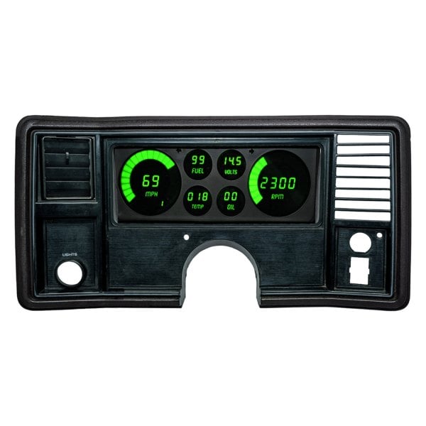 Intellitronix® DP9002G - Direct Fit LED Digital Gauge Panel, Green