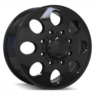 Dually Wheels - HD Truck, Custom, Black, Chrome | CARiD