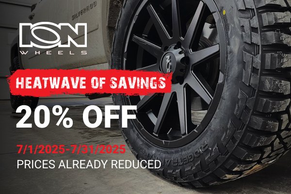 ION ALLOY® 179 Wheels - Matte Black Rims