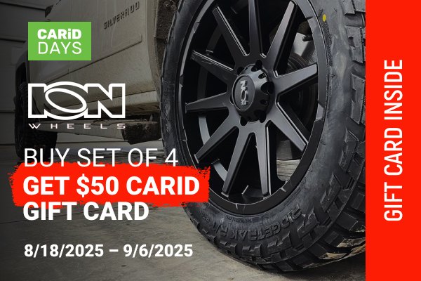 ION ALLOY® 179 Wheels - Matte Black Rims