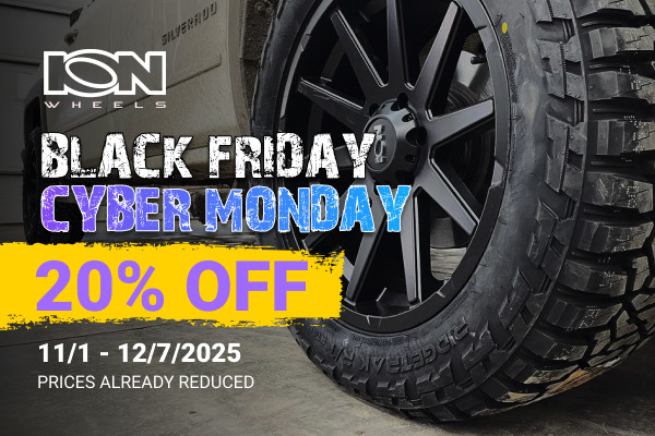 ION ALLOY® 171 Wheels - Matte Black Rims