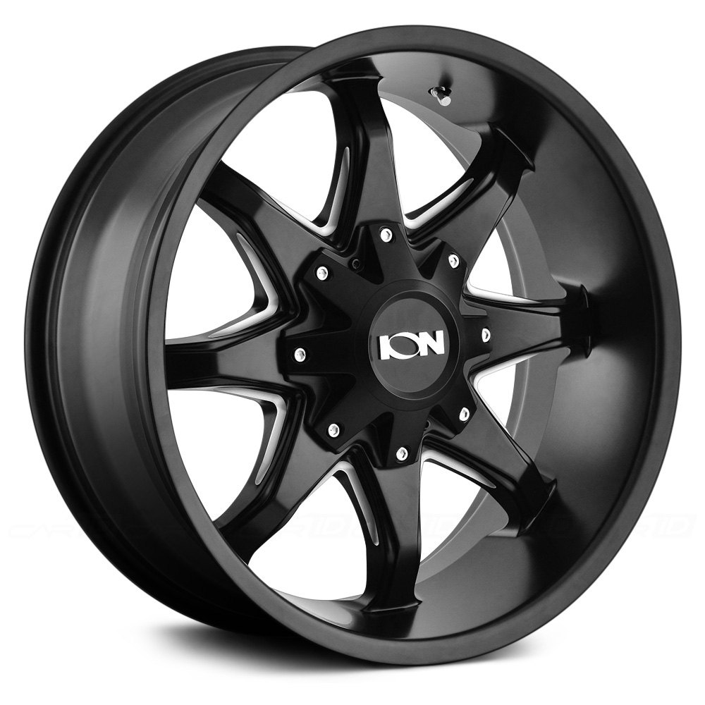 ION ALLOY® 181 Wheels - Satin Black with Milled Spokes Rims