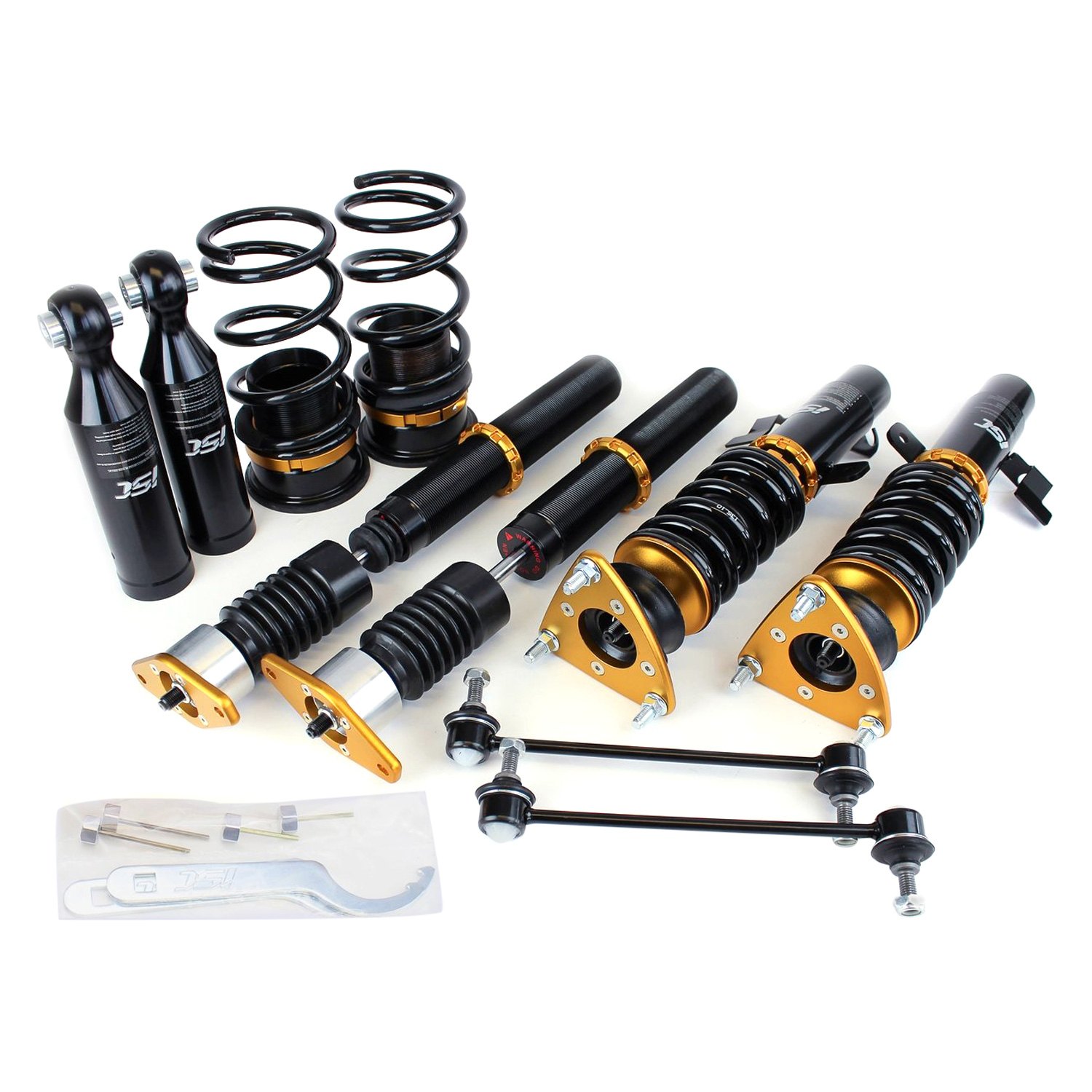 ISC Suspension® M101B-S - 0"-3" x 0"-3" N1 Basic Street Sport Series Front and Rear Coilover Kit